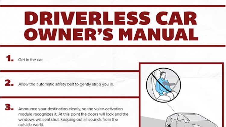 Owner’s Manual For The New Driverless Car – Funny Or Die