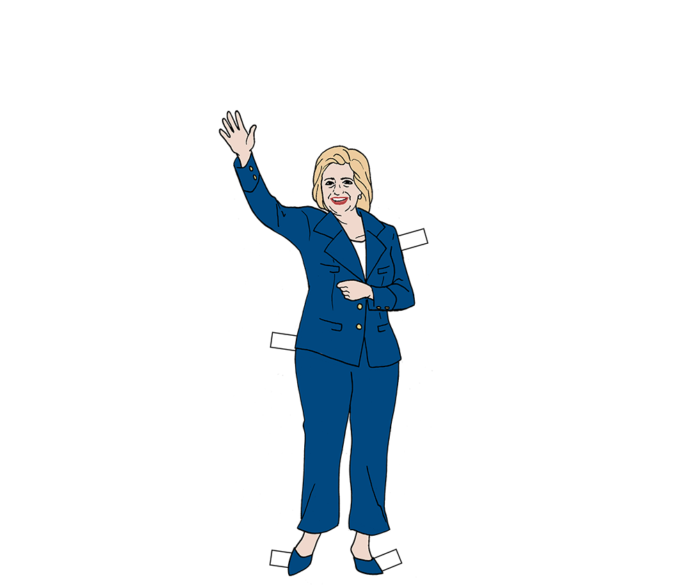 Make Hillary Clinton Likeable Paper Dolls – Funny Or Die